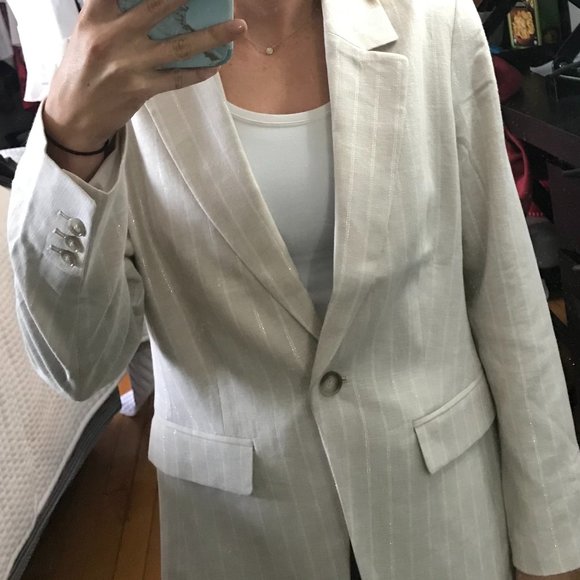 LOFT | Jackets & Coats | Fun Striped Blazer | Poshmark